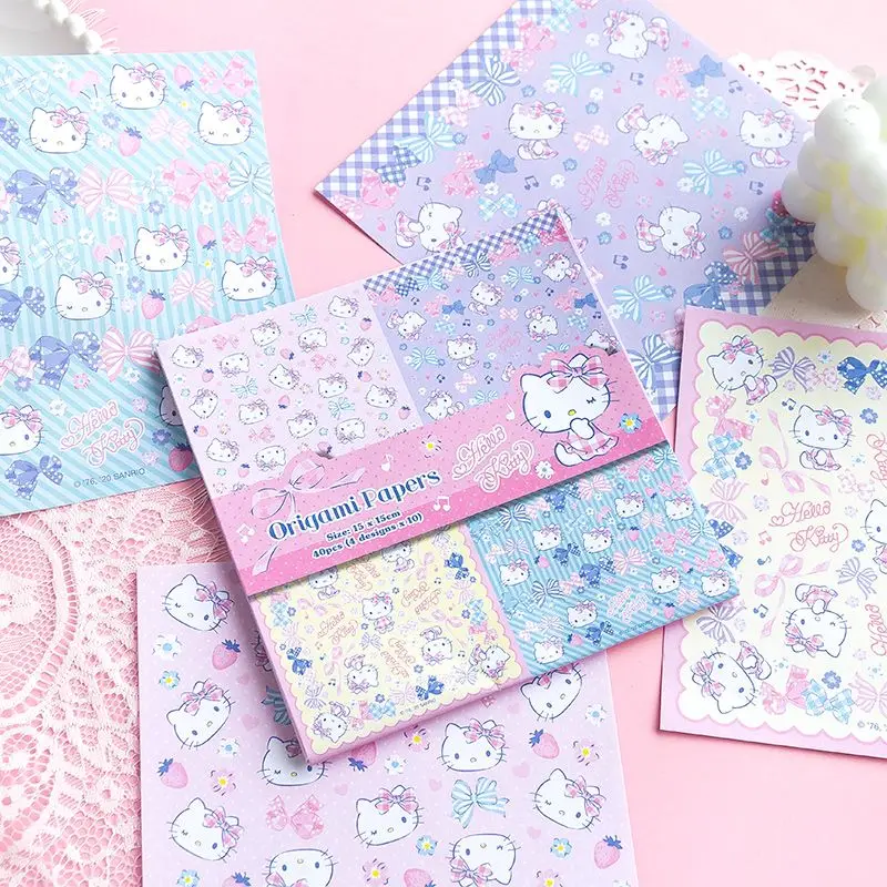 Sanrio-Hello-Kitty-Cute-Handmade-Paper-Cutting-My-Melody-Cartoon-Little ...