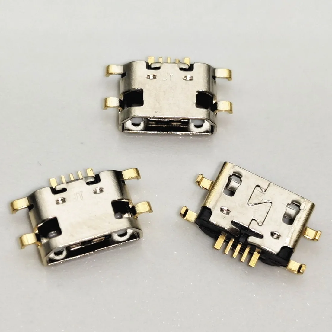 10-100pcs-Micro-USB-5pin-Charging-Port-Jack-socket-charger-Connector ...