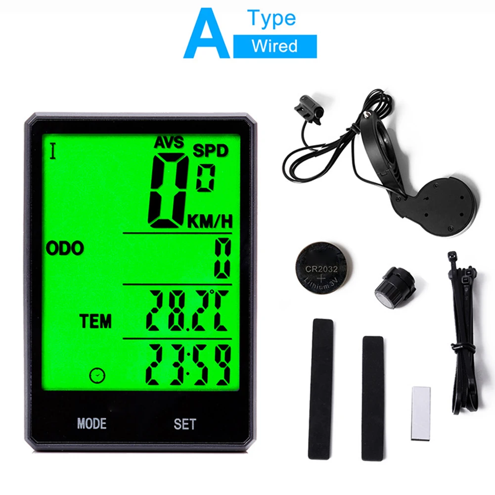 Multifunction Bike Computer Bicycle Computer 2.8 Inch Large Screen ...