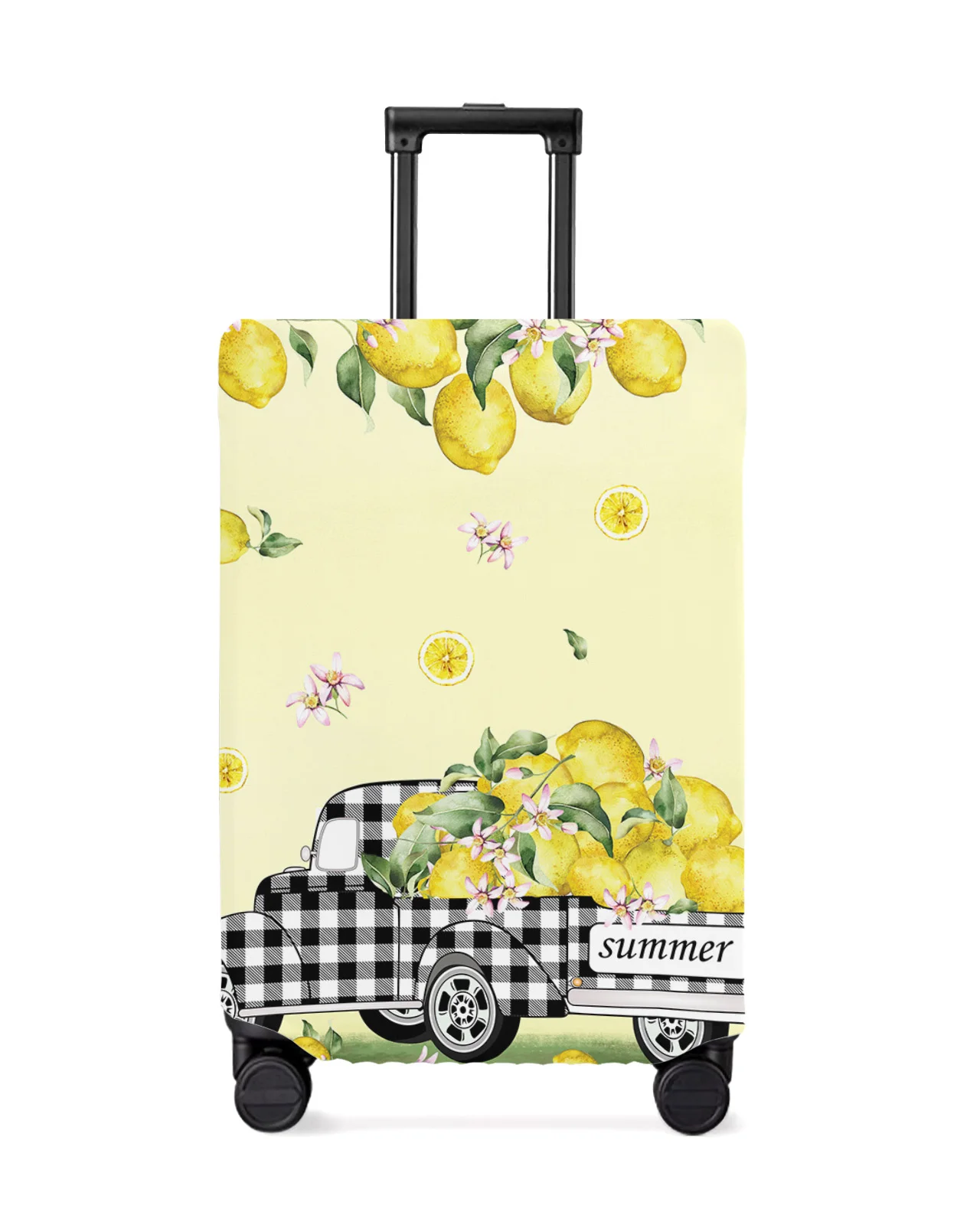 Lemon-Fruit-Truck-Luggage-Cover-Stretch-Suitcase-Protector-Baggage-Dust ...