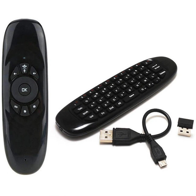 2.4G RF Remote Control Air Mouse English Russian Spanish Wireless ...
