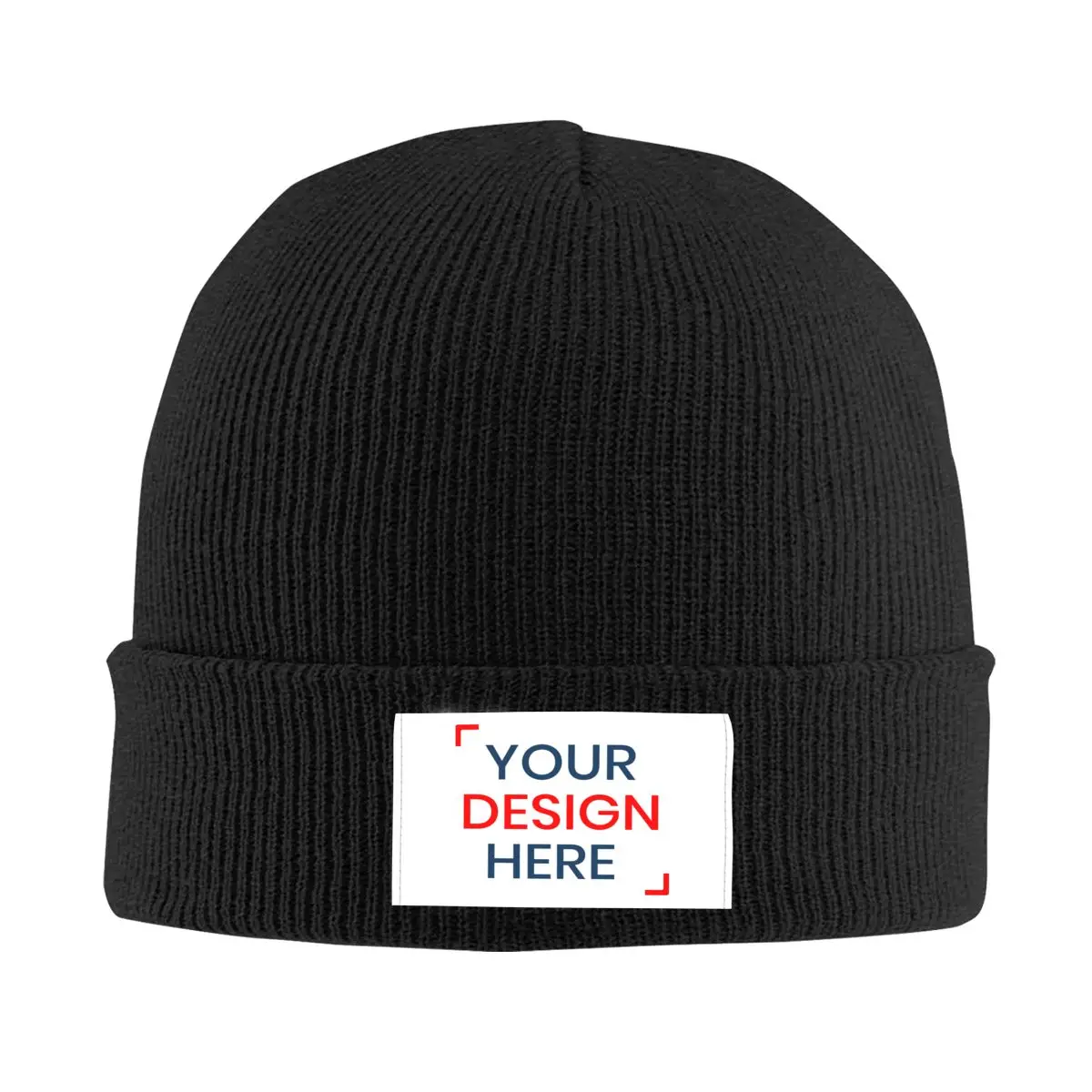 Custom-Customize-Logo-Skullies-Beanies-Caps-For-Men-Women-Unisex-Winter ...