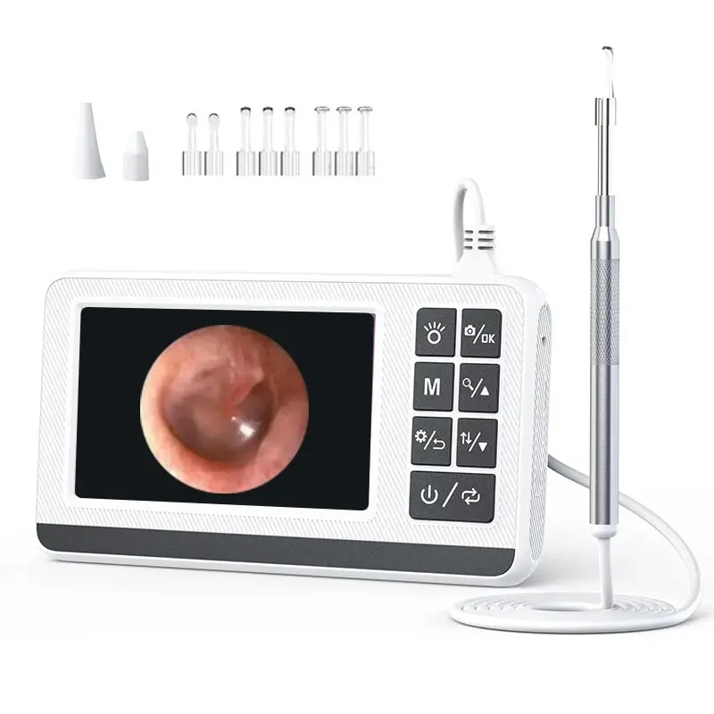 Digital Otoscope Camera Ear Camera with 4.3 Inch IPS Screen Ultra Clear ...