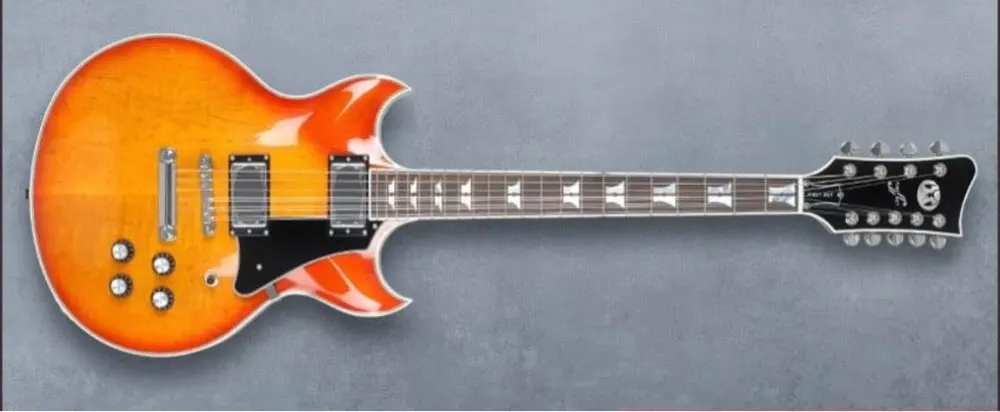 Electric-guitar-solid-body-mahogany-body-and-maple-neck-rosewood ...