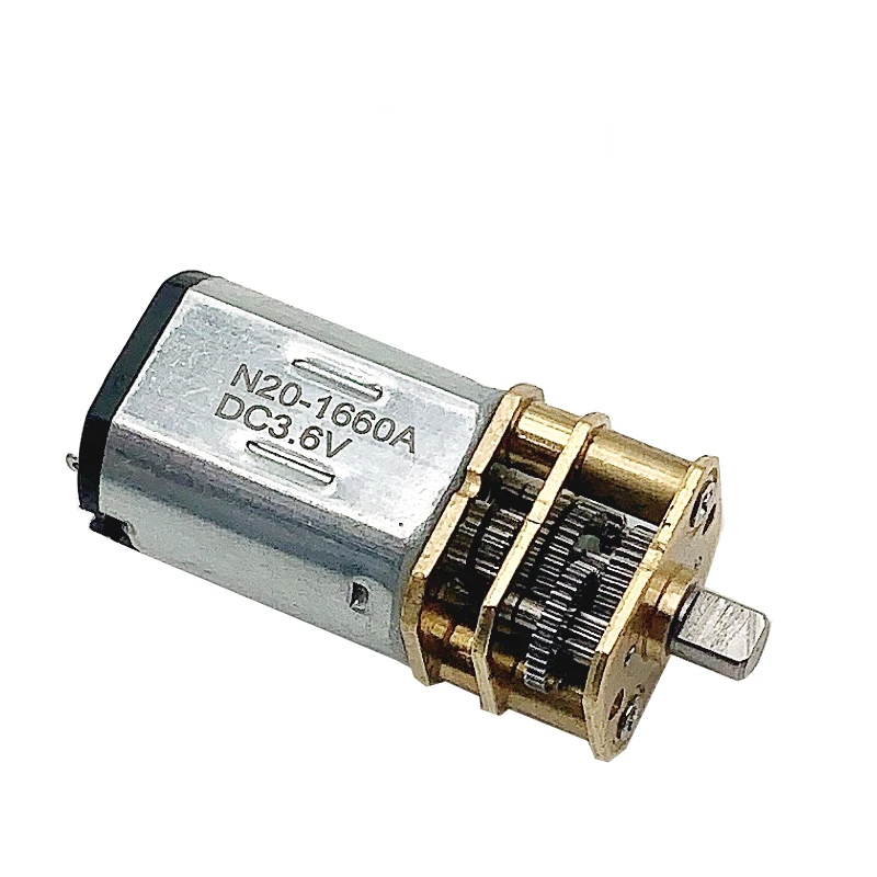 Motor de reducción de velocidad N20 Micro DC, destornillador eléctrico, Motor de reducción de ...