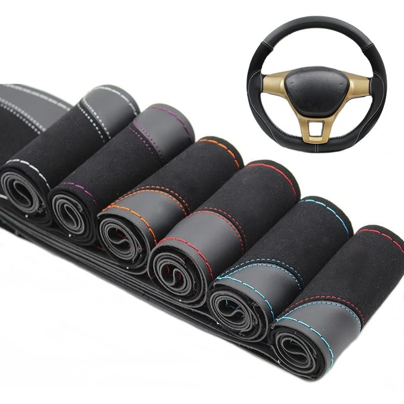 Volante-superior-de-cuero-resistente-al-desgaste-DIY-cuero-de-suete ...