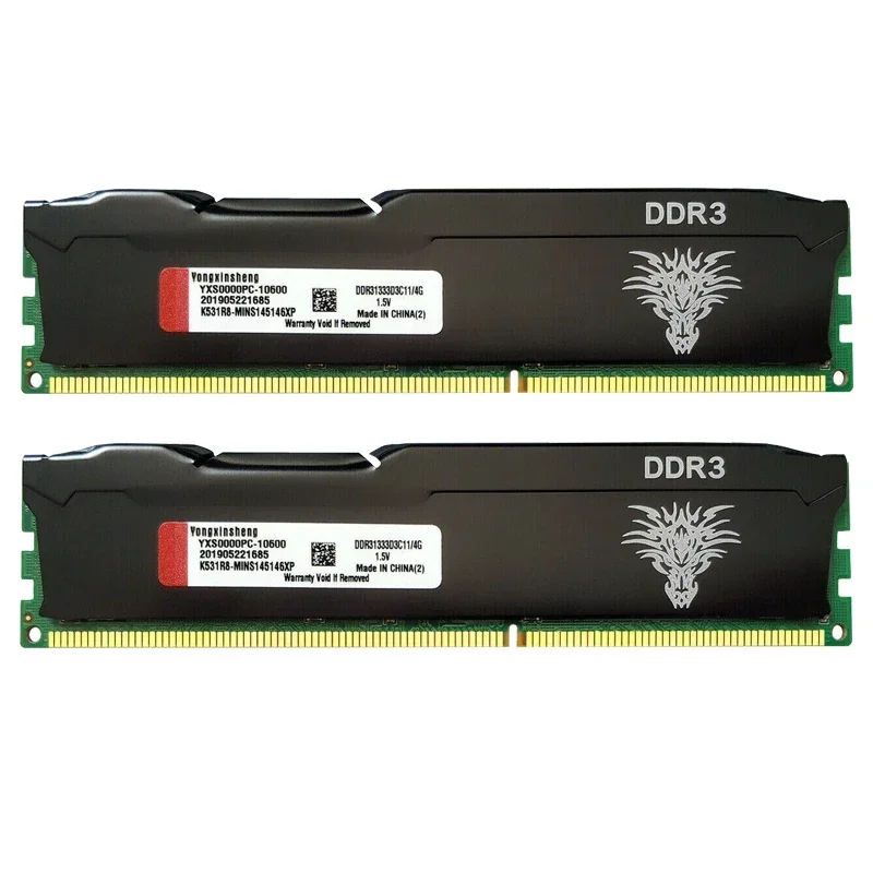 DDR3 DDR4 RAM 4GB 8GB 1333 1600 2133 2400 2666 3200 MHz Desktop Memory ...