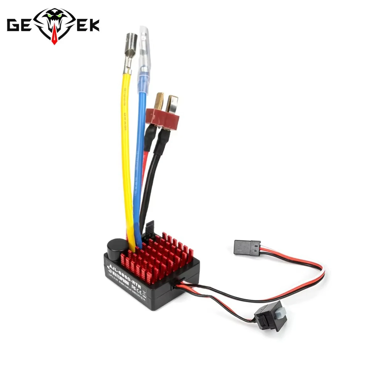 Waterproof 60A ESC Brushed Electronic Speed Controller for 1/10 RC Car ...