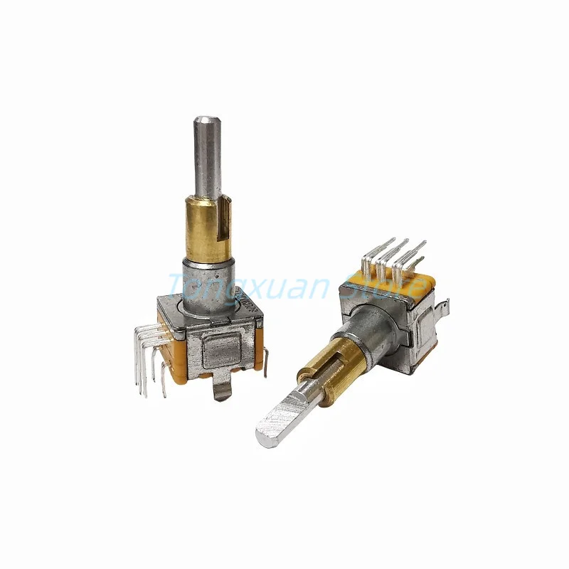 1pc ec11ebb24c03 ec110701n2b codificador de eixo duplo com interruptor ...