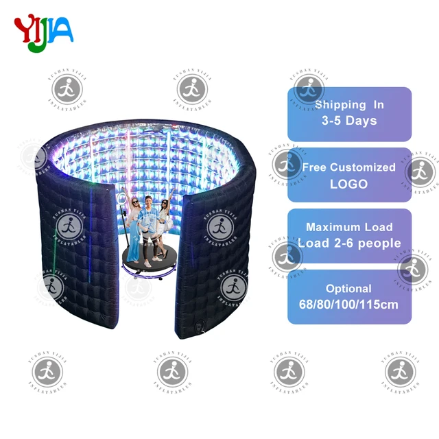New Automatic 360 Degree Photo Booth 360 Spin Inflatable Photo Booth ...