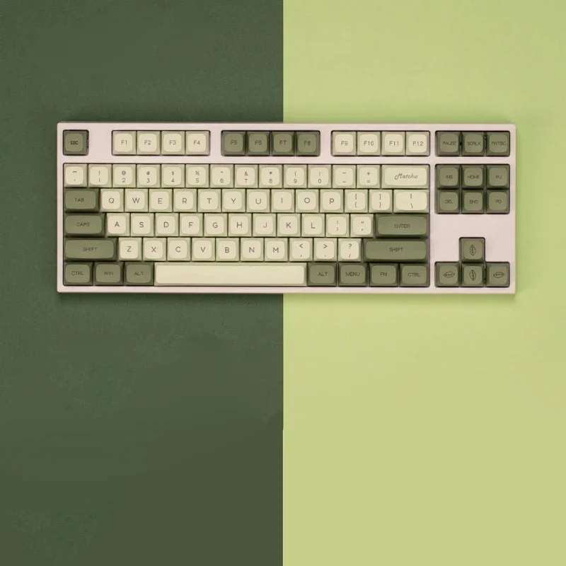 Keyboard-Keyboard-Button-Matcha-Green-Tea-Mechanism-124-XDA-Profile-Dye ...