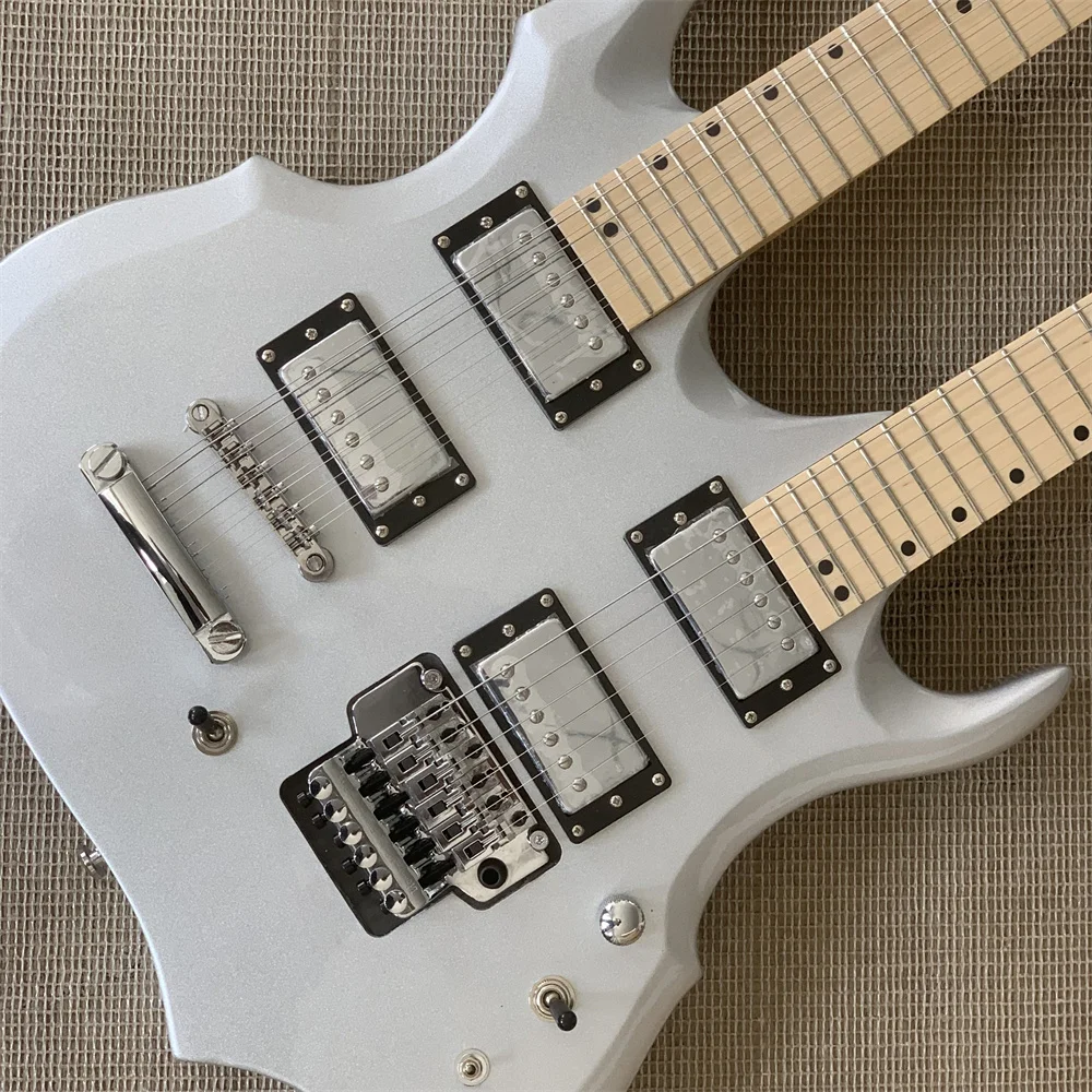 Double-head-electric-guitar-12-string-electric-guitaryou-can-customize ...