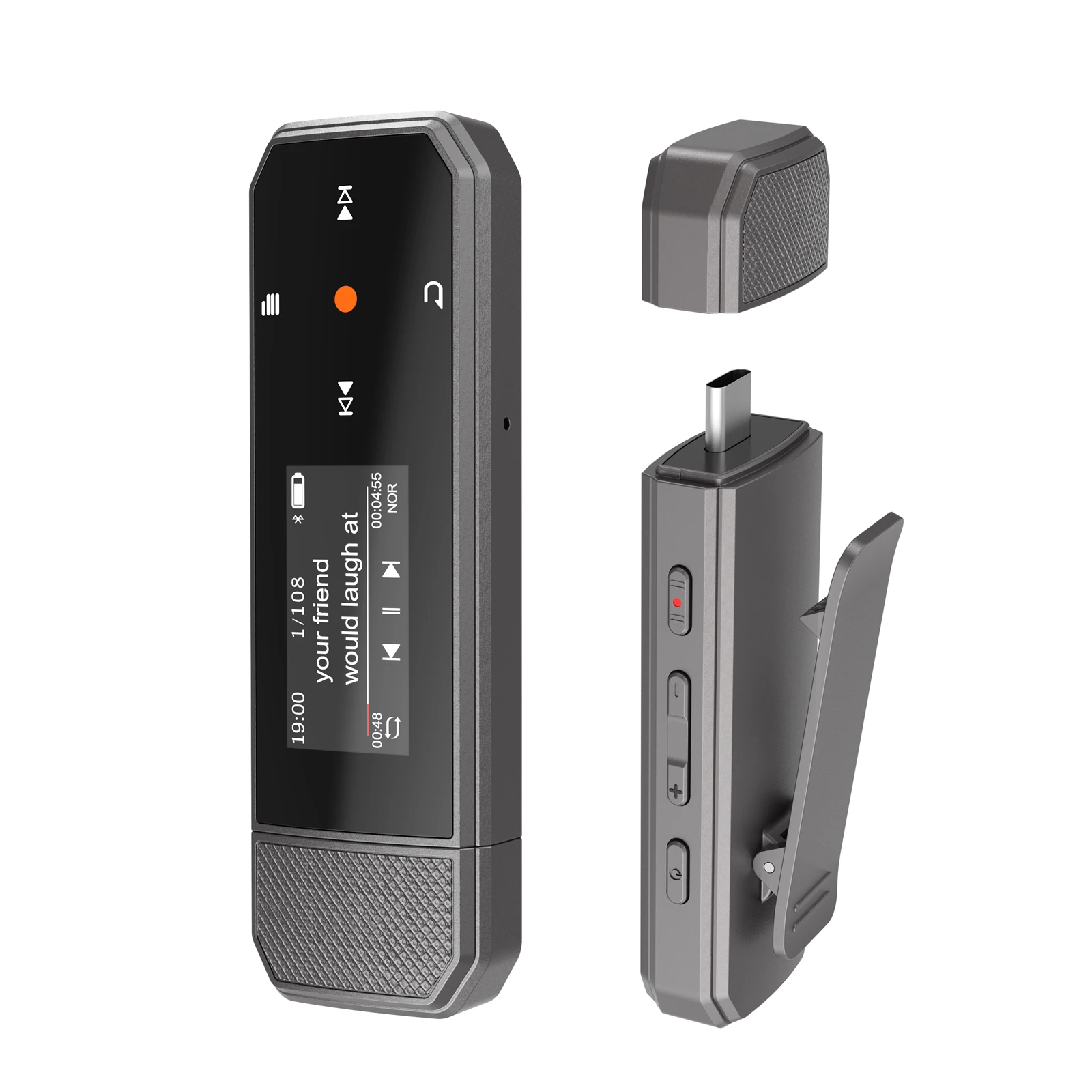RUIZU USB 32/64GB MP3 Player with Bluetooth 5.3 with Clip for Sport ...