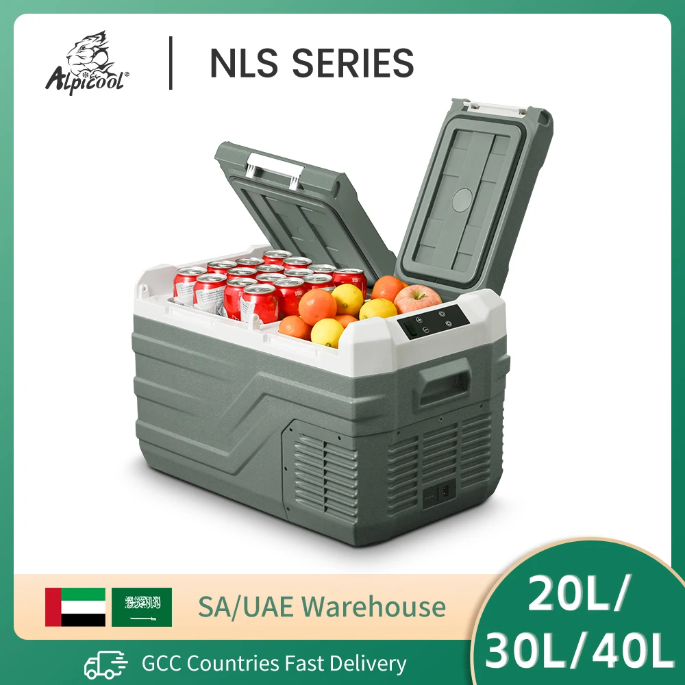 Alpicool-NLS-20L-30L-40L-Car-Refrigerator-Mini-Fridge-Freezer-12V-Portable-Compressor-Cooler-12 ...