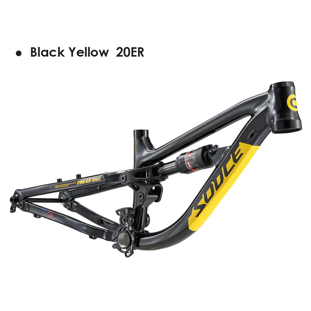 Aluminum Alloy 6069 Full Suspension Bicycle Frame with DNM Rear Shock ...