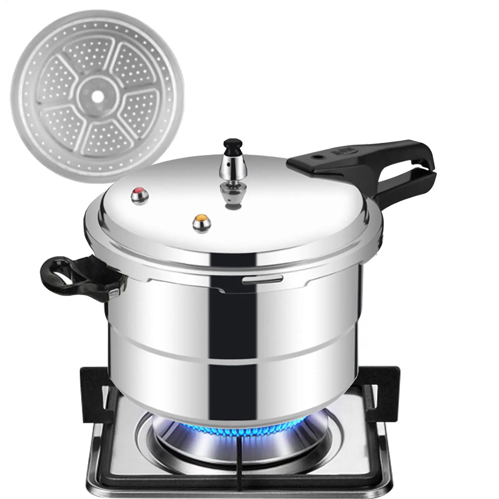 Pressure Cooker Pot 5L Grain Cooker With Steamer Insert Cooking Pot ...