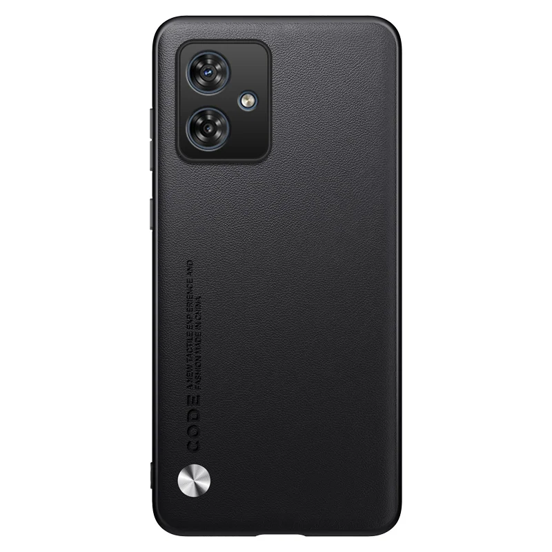 EUCAGR Luxury Leather Shockproof Soft Back Phone Case - Premium Plain ...