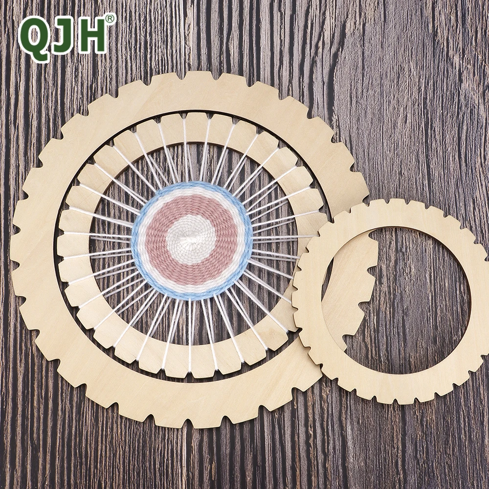 3-Size-Wooden-Weaving-Looms-Kit-Wooden-Mini-Weaving-Looms-Round-Weaving ...