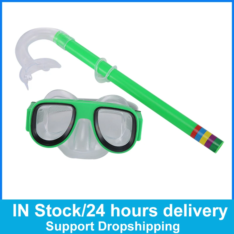 Swimming-Goggles-Children-Snorkeling-Gear-Kids-Diving-Mask-Set-Junior ...