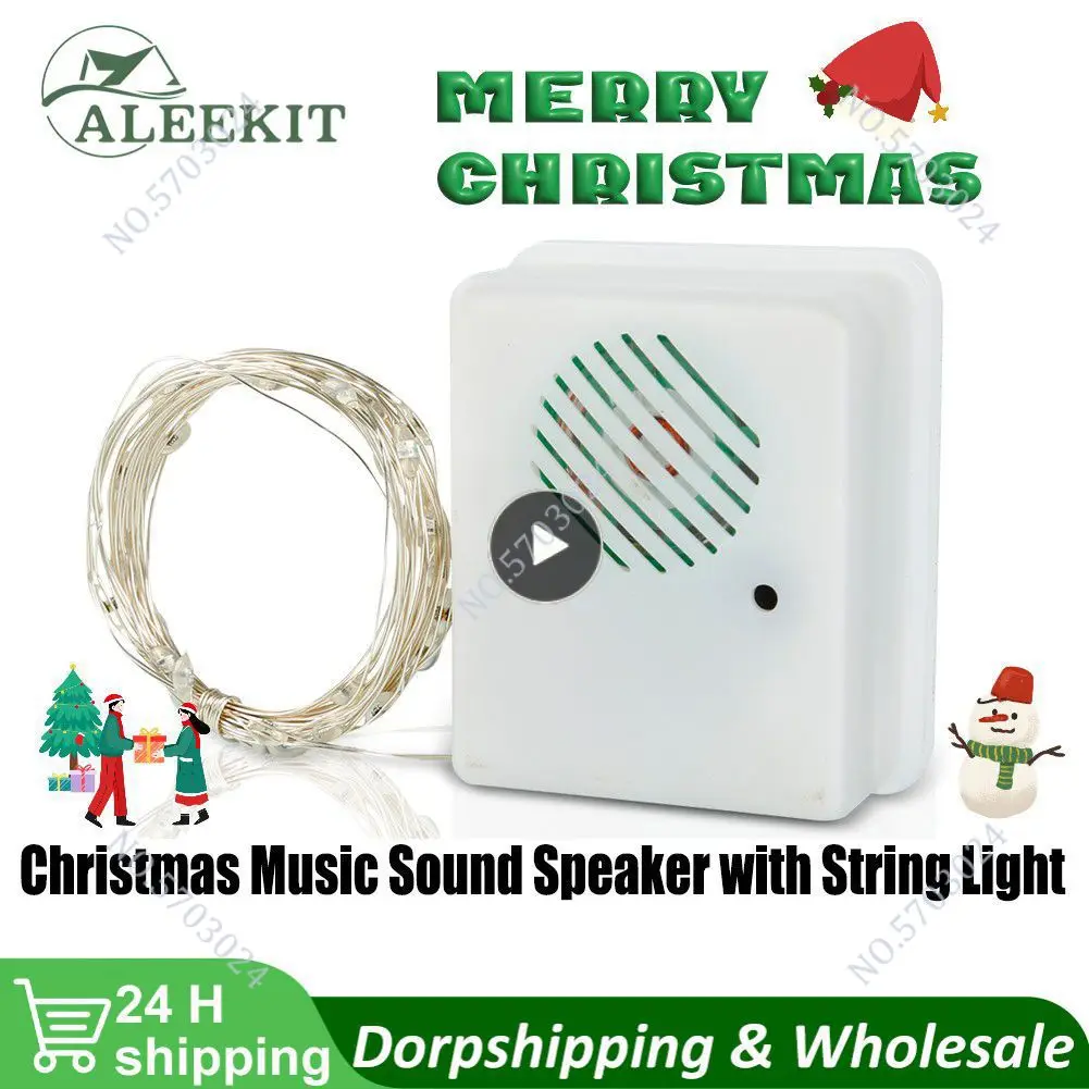 Christmas-Sound-Sensor-Music-Speaker-Voice-activated-Props-With-3m ...