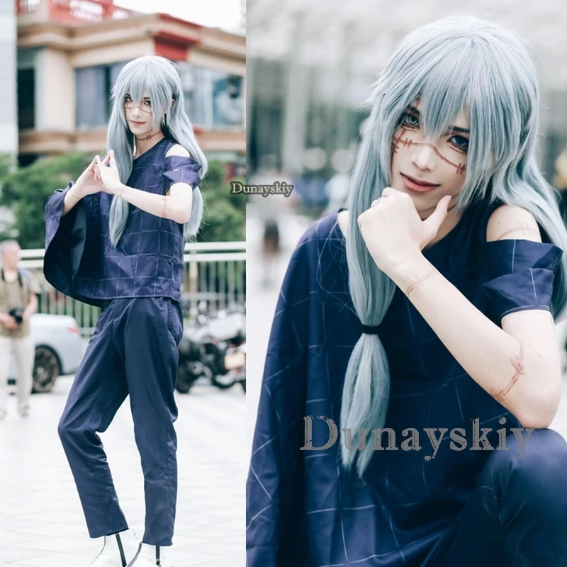 Disfraz-de-Cosplay-de-Mahito-para-hombres-peluca-de-Anime-pantalones ...