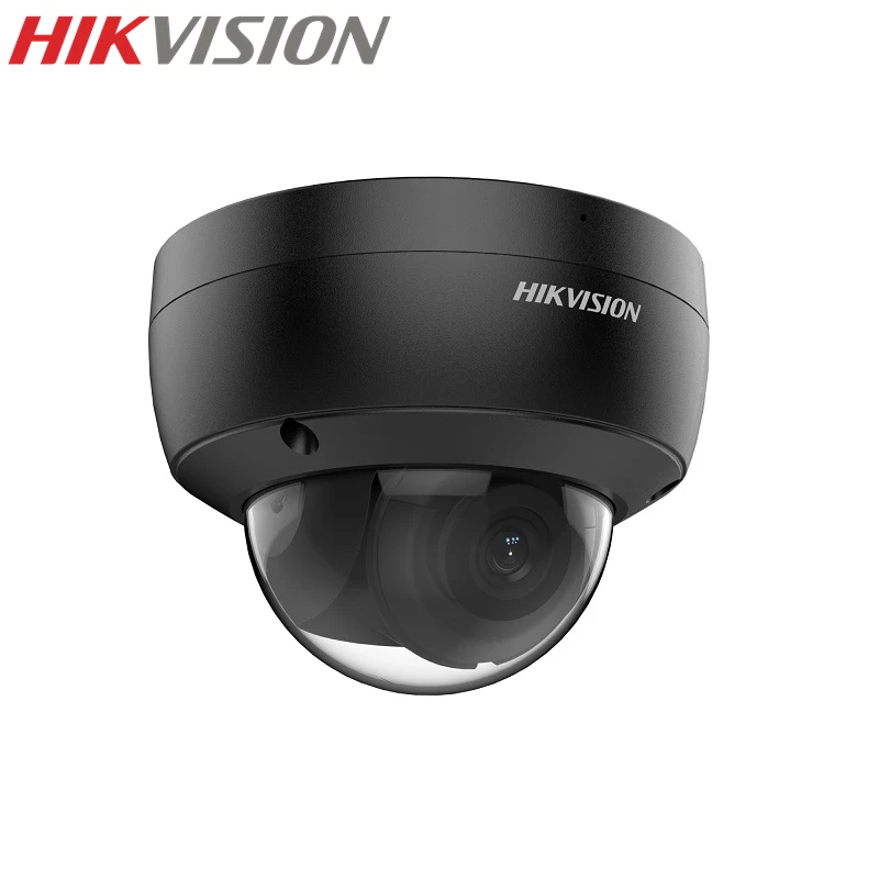 HIKVISION-Black-DS-2CD2186G2-ISU-8MP-4K-POE-Dome-IP-Camera-Outdoor-IR ...