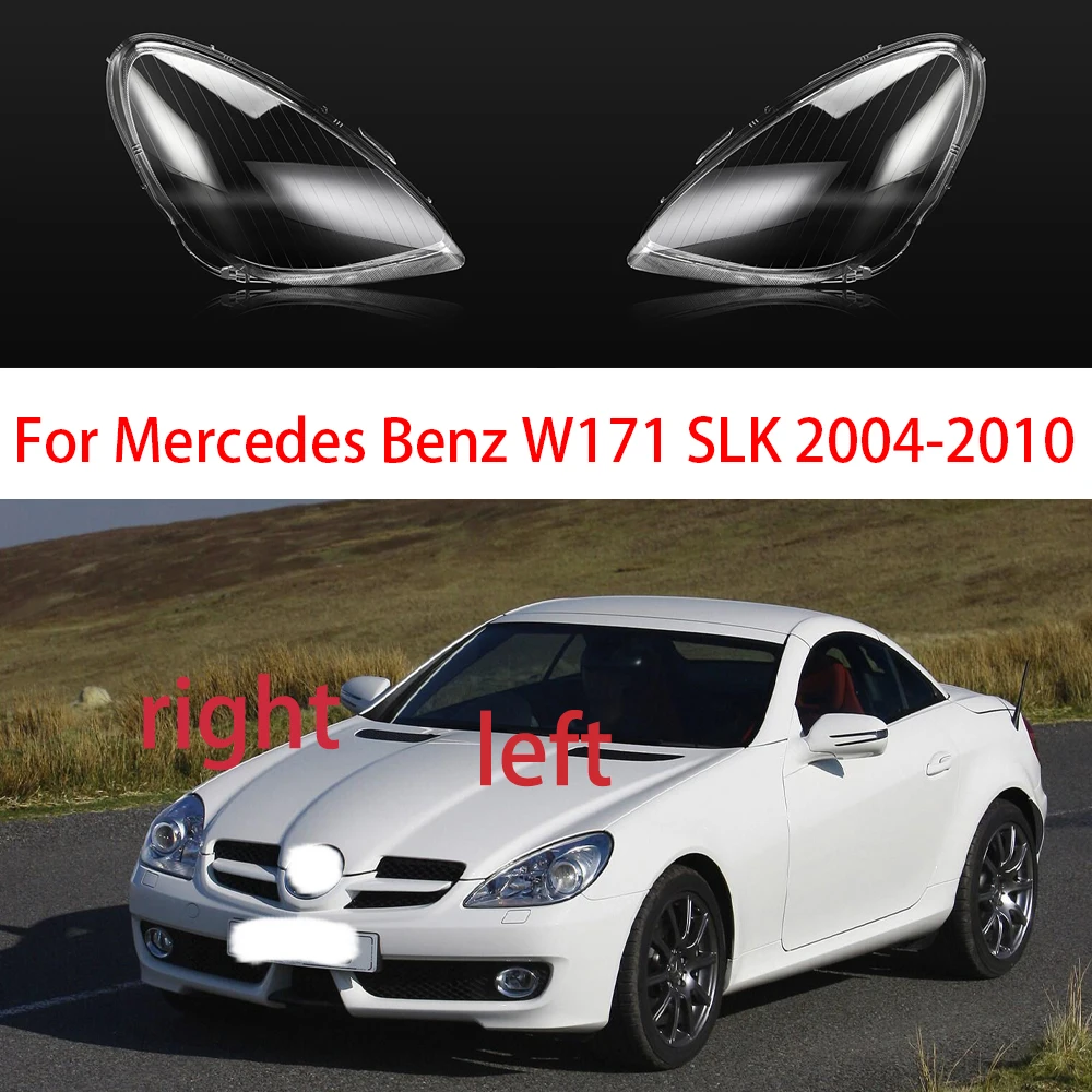 Car Front Headlight Lens Cover For Mercedes Benz W171 SLK 2004-2010 ...