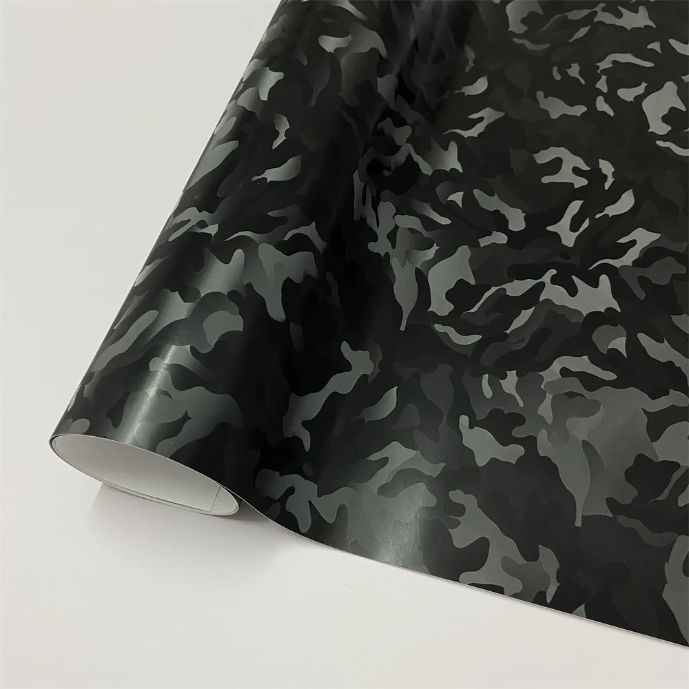 Stealth Camouflage Vinyl Wrap Ghost Carbon Fiber Film Roll Stickers For ...