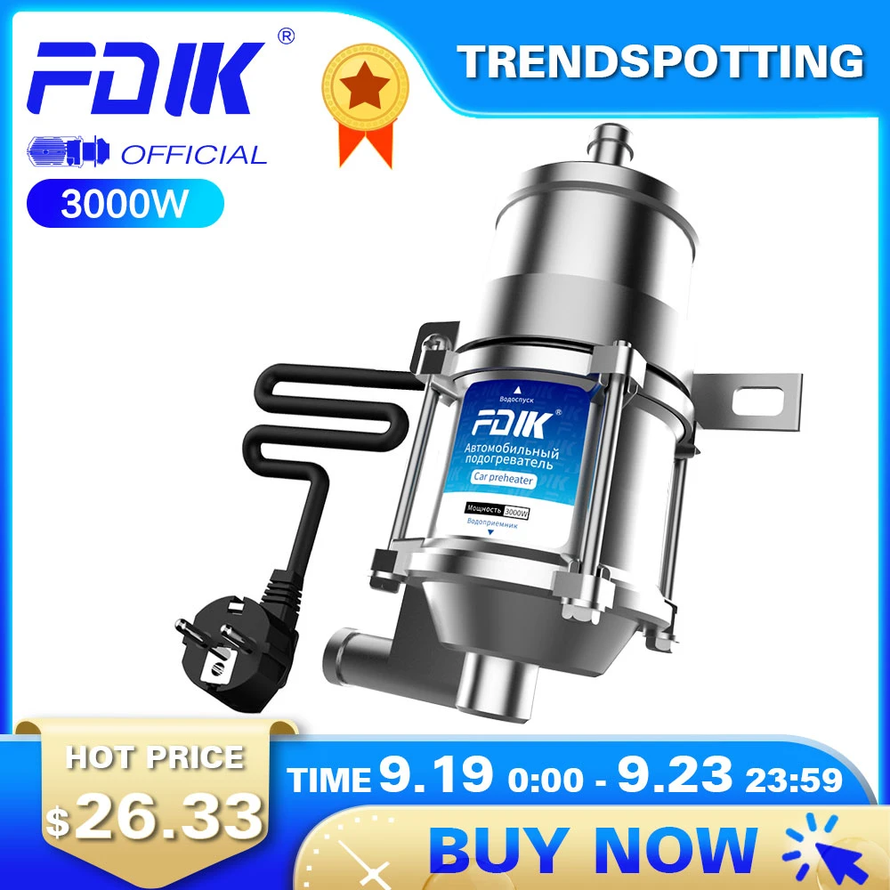 Fdik 3000w Engine Heater 220v Car Preheater Auto Coolant Heating Truck ...