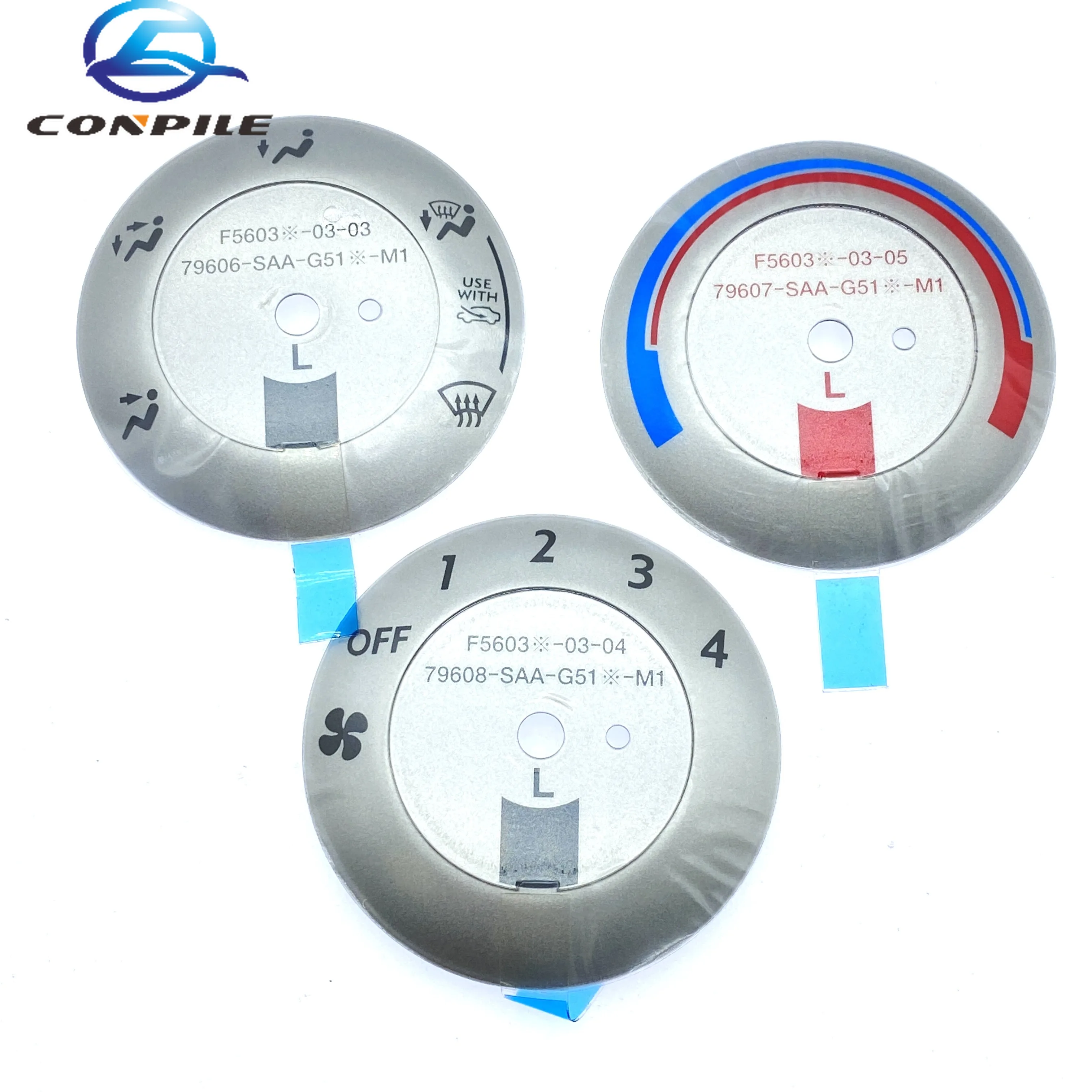 1pc-for-Honda-city-Old-Hatchback-Fit-Radio-Button-Sticker-Fan-Air ...