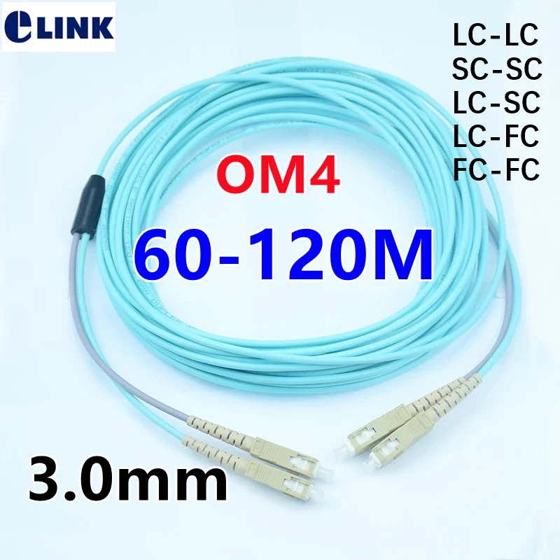 60-m70m80m100m120mtr-om4-gepanzertes-Patchkabel-2c-Faser-lc-sc-fc-st ...