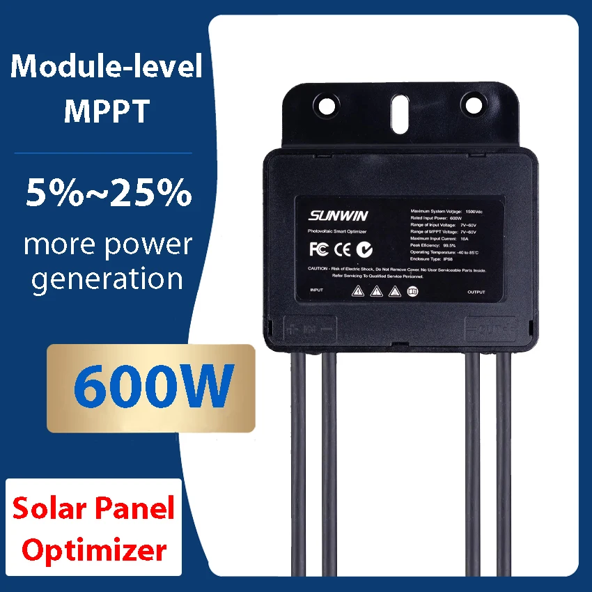 PV Power Optimizer Solar PV Panels Module level Max Input 600W System ...