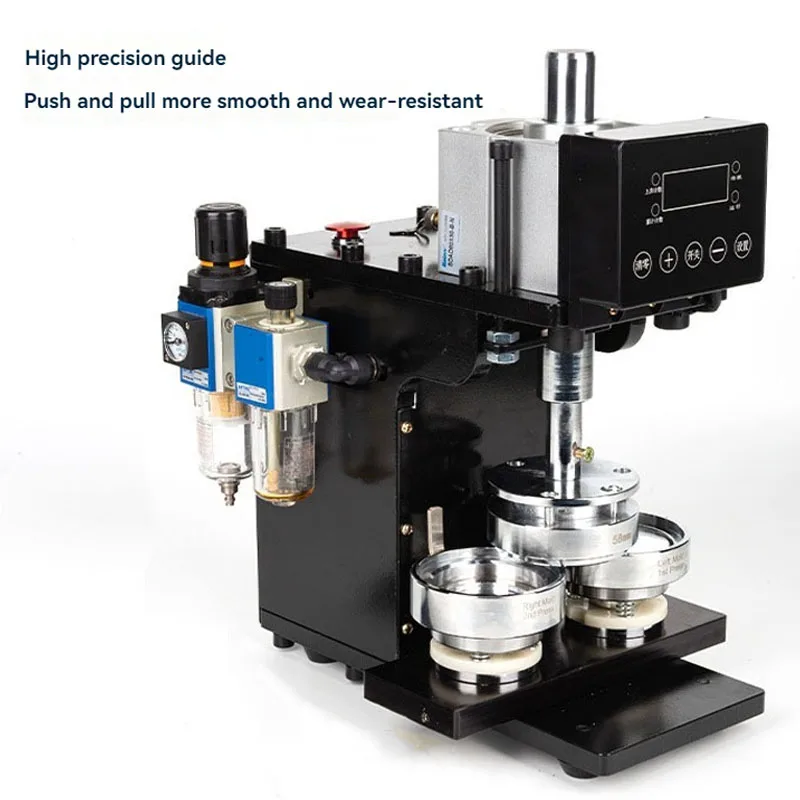 Automatic-Induction-Stamping-Pneumatic-Badge-Machine-Desktop-Pin-Button ...