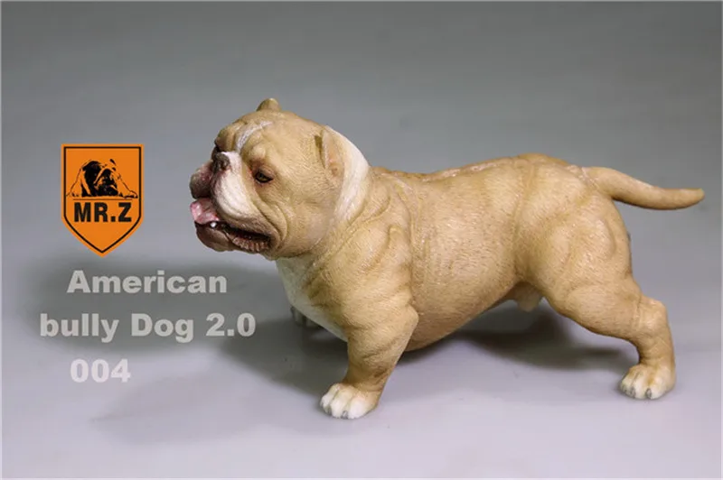 Studio 1:6 Scale American Bully Pitbull Dog Figure Animal Toy 12 Inch ...