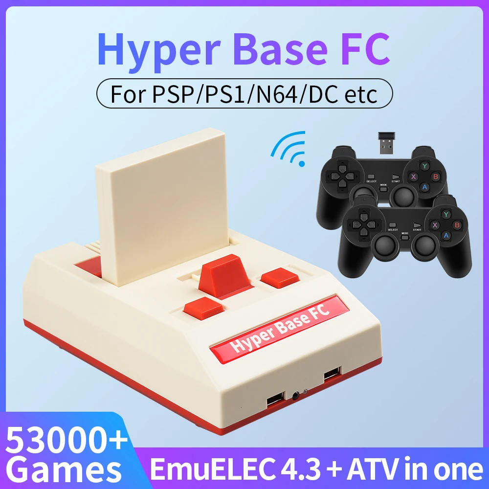 Consola-de-videojuegos-Retro-4K-UHD-Hyper-Base-FC-caja-de-juegos-Ext ...