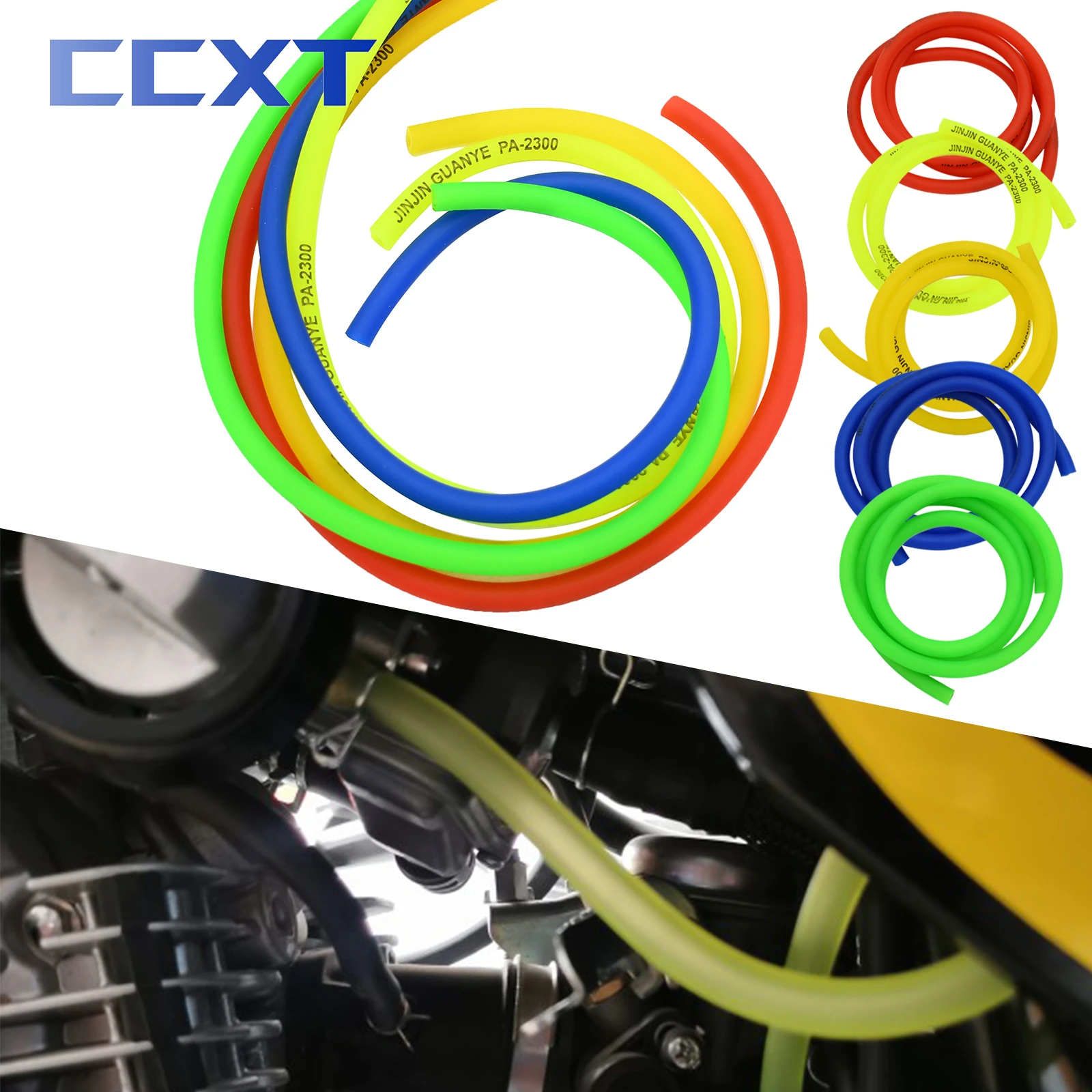 Motorcycle-ATV-Scooter-Universal-3M-5M-10M-Carburetor-Rubber-Pip ...