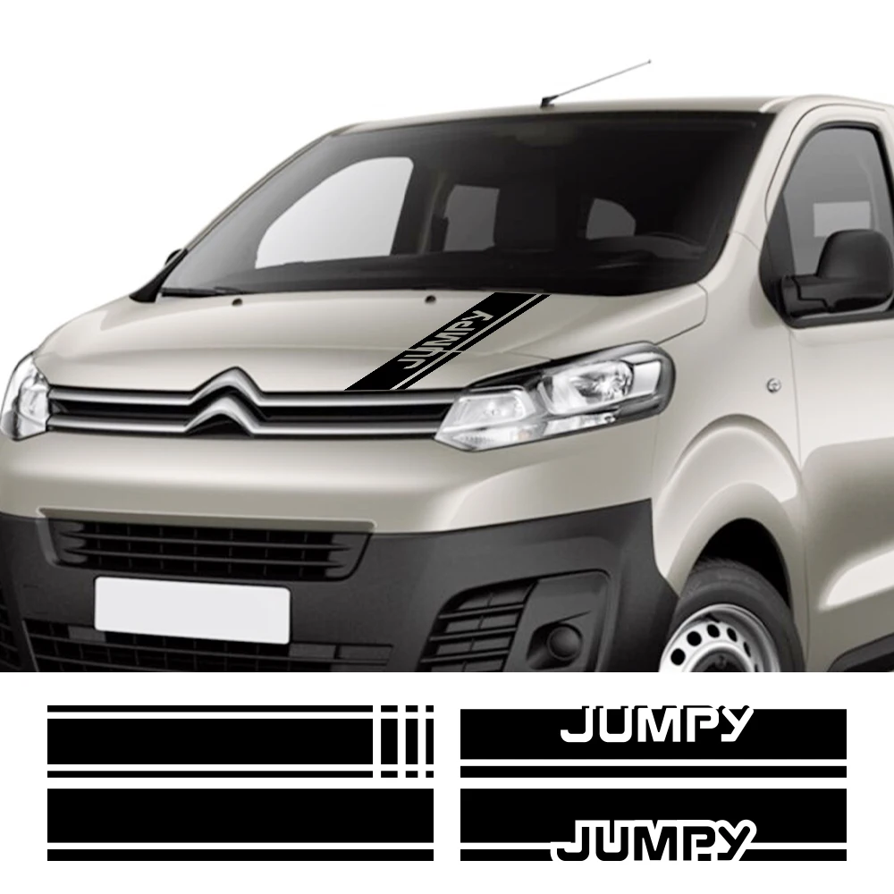 Van Hood Stickers For Citroen Jumpy 5 35 Cena Car Cargo Graphics Stripes Kit Decor Decal Camper ...