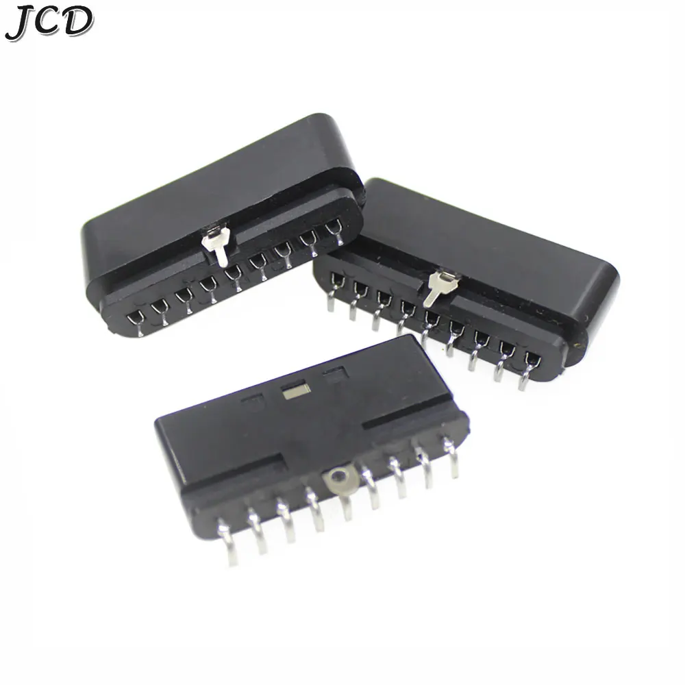 JCD-1pcs-Replacement-9-Pin-90-180-degrees-Female-Male-Connector-Game ...