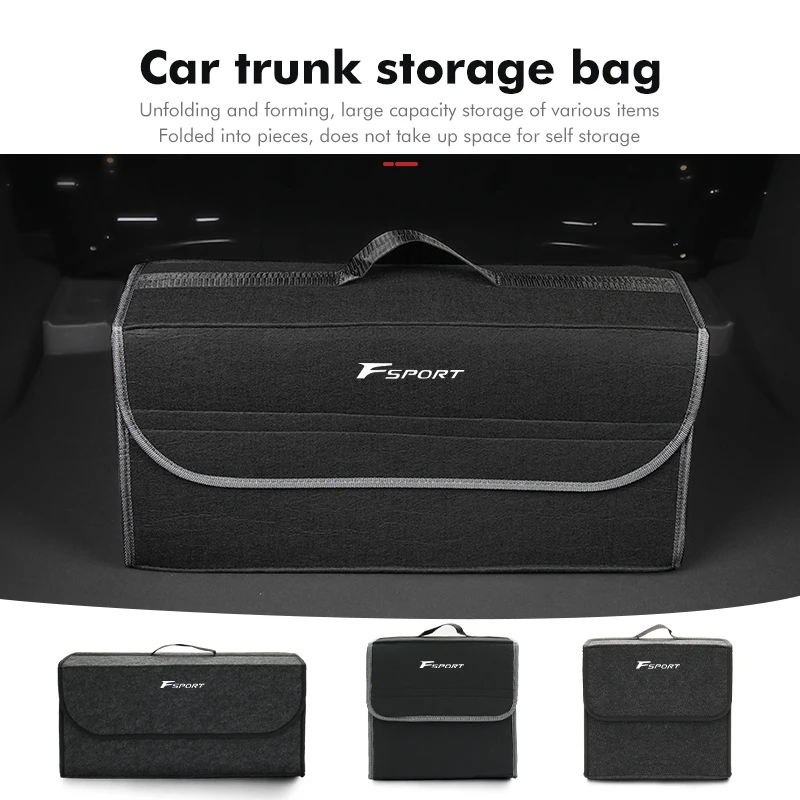 For-Lexus-Car-Felt-Storage-Bag-Folding-Organizer-Box-Trunk-Tool-Case-RX ...
