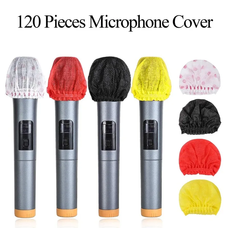 120-Disposable-Microphone-Sleeves-Non-woven-Microphone-Sleeves-Anti ...