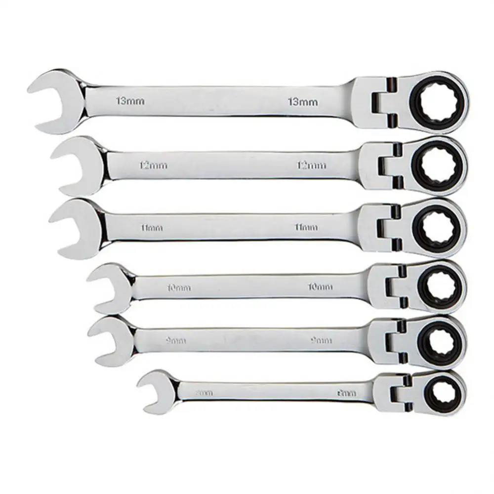 Flexible-Head-Wrench-Set-Key-Ratchet-Pulley-Tool-Ratchet-Wrench ...