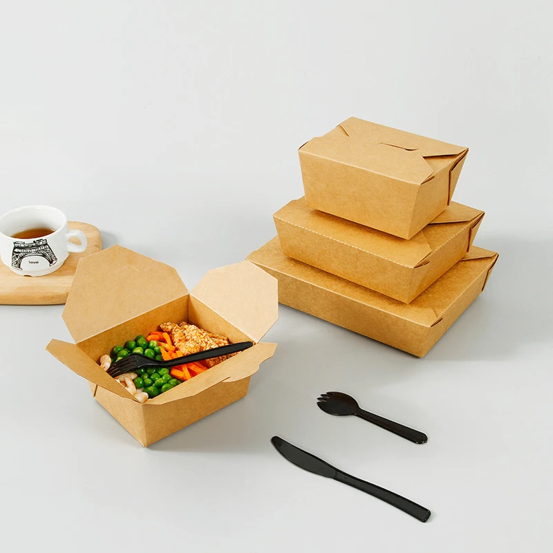 50Pack-Restaurant-Take-Out-Food-Containers-Microwaveable-Kraft-Leak-and ...