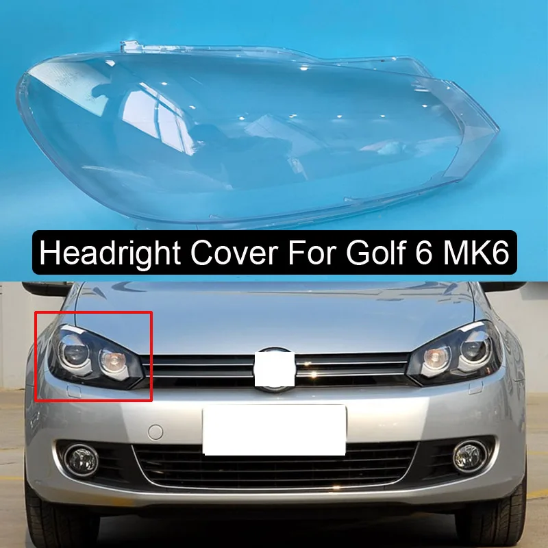 Car-Headlight-Headlamp-Lens-Lamp-Cover-Left-Right-Lampshade-For-Golf-6 ...