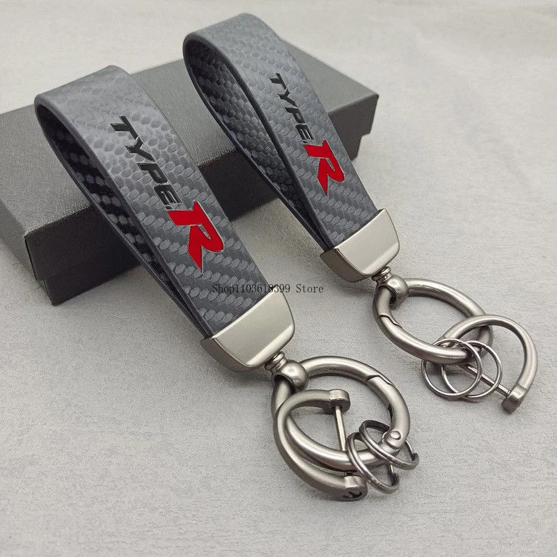 Zinc-Alloy-Keyrings-Leather-Carbon-Fiber-Car-Motorcycle-Rings-Keychain ...