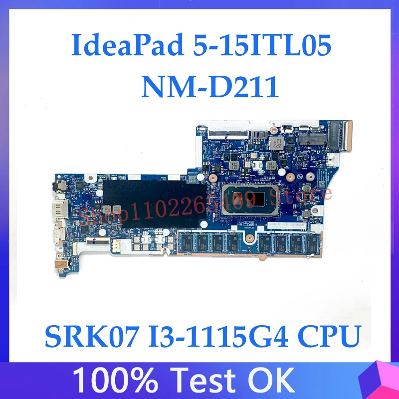 GS55J-GS55K-NM-D211-High-Quality-Mainboard-For-Lenovo-IdeaPad-5-15ITL05 ...
