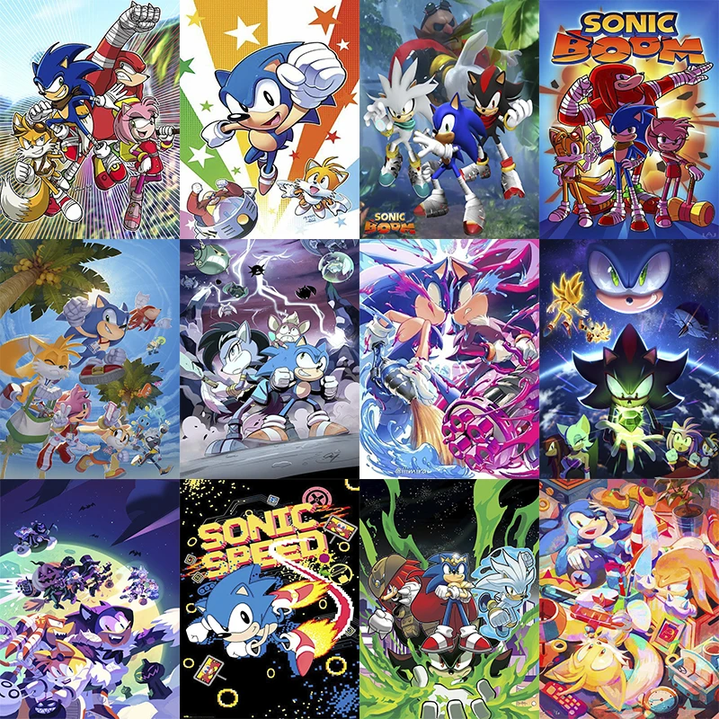 2024-New-5D-DIY-Sonic-Diamond-Painting-Kit-N-Nintendo-Diamond ...