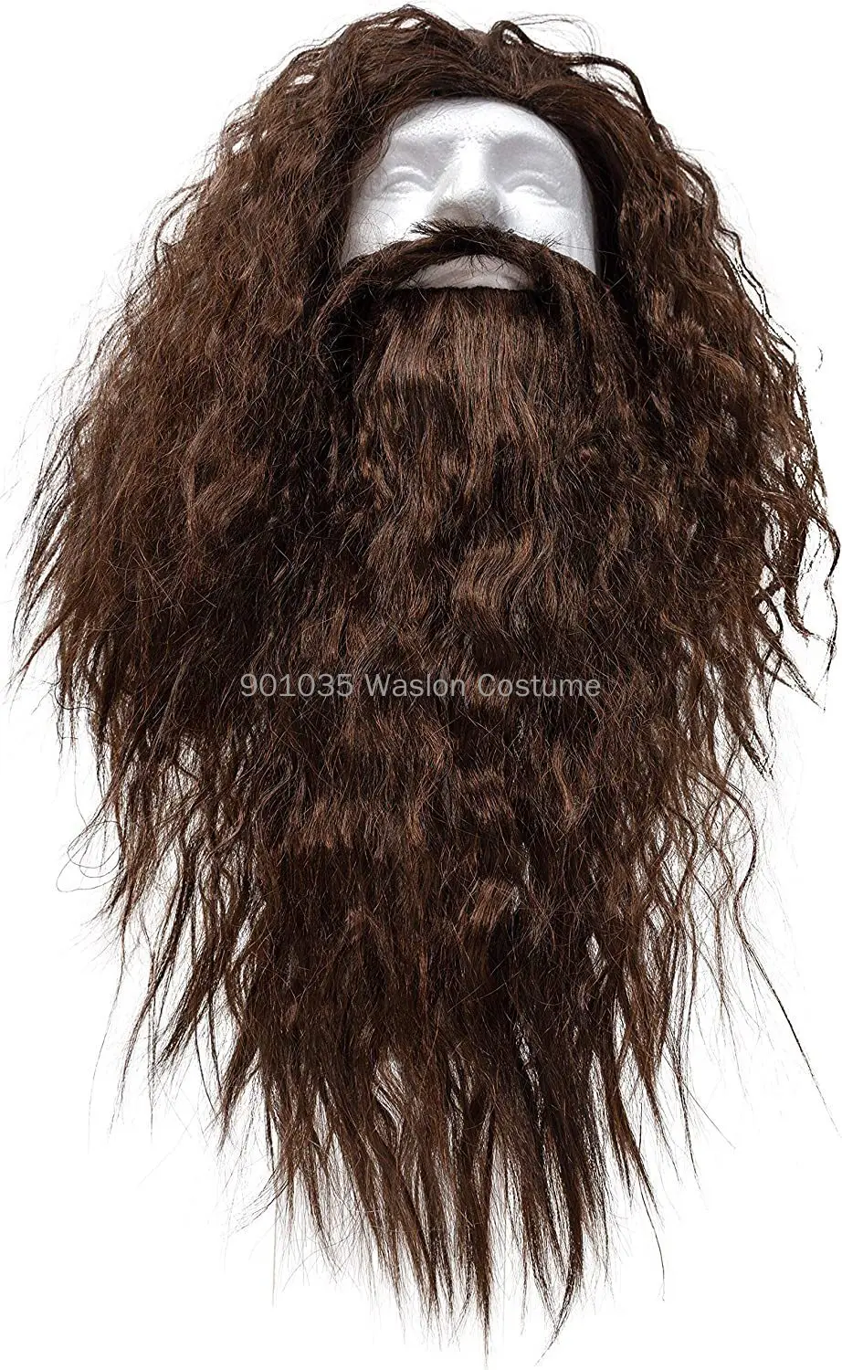 White Beard HPO Adult Men's Long White Wizard Beard Costume Accessory ...