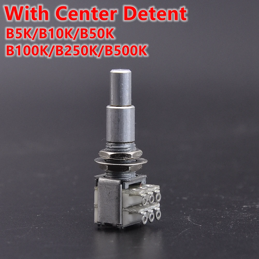 Guitar-Bass-Stacked-Dual-Concentric-Potentiometer-POT-With-Center ...