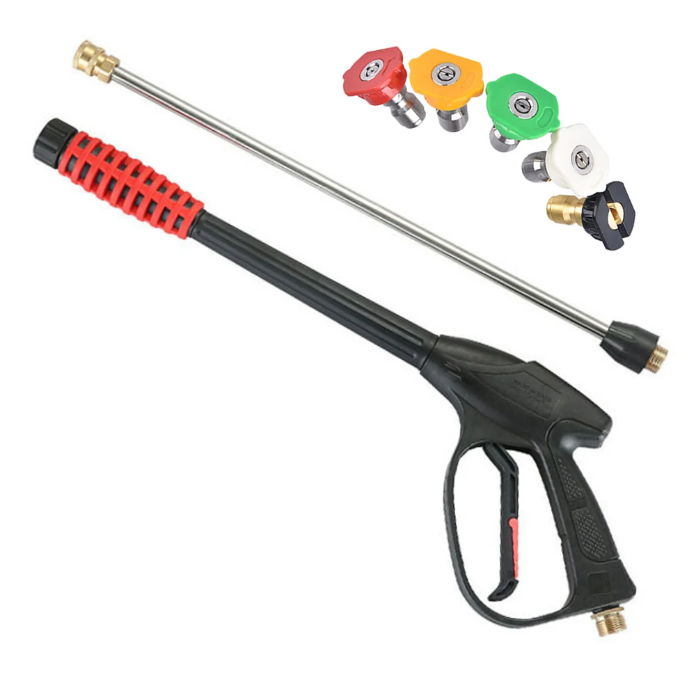 4000-PSI-Spray-Gun-Car-High-Pressure-Washer-Gun-with-19-Extension-Wand ...