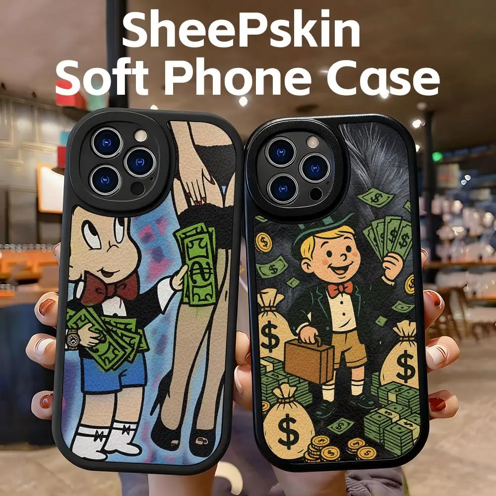 Richie Rich Phone Case For iPhone 16 15 14 13 12 11 Plus Pro Max ...